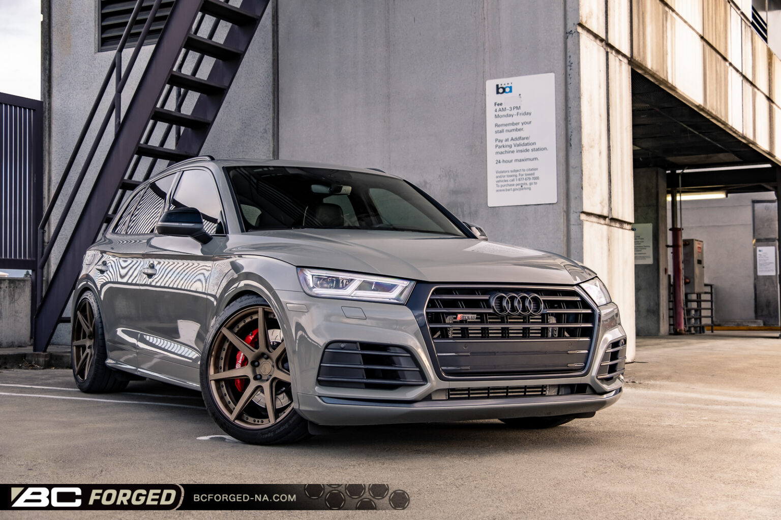 BRANDON’S B9 AUDI SQ5 – 21″ HBR7 - BC Forged NA