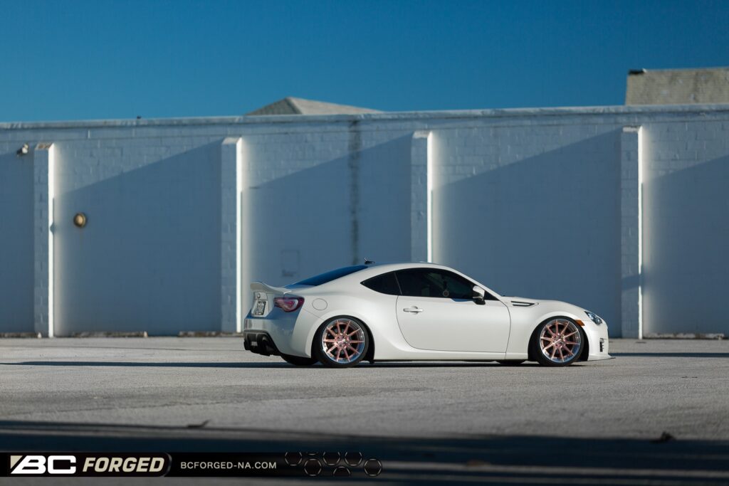 CHELSEA’S SUBARU BRZ – ROSE GOLD 18X10″ HCS04S - BC Forged NA